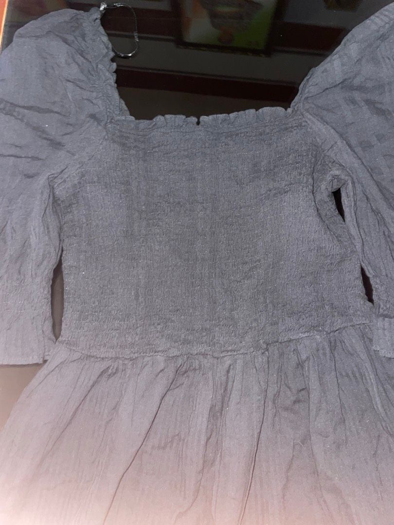 robe noire en coton taille M et L | FIZZ Côte d'Ivoire